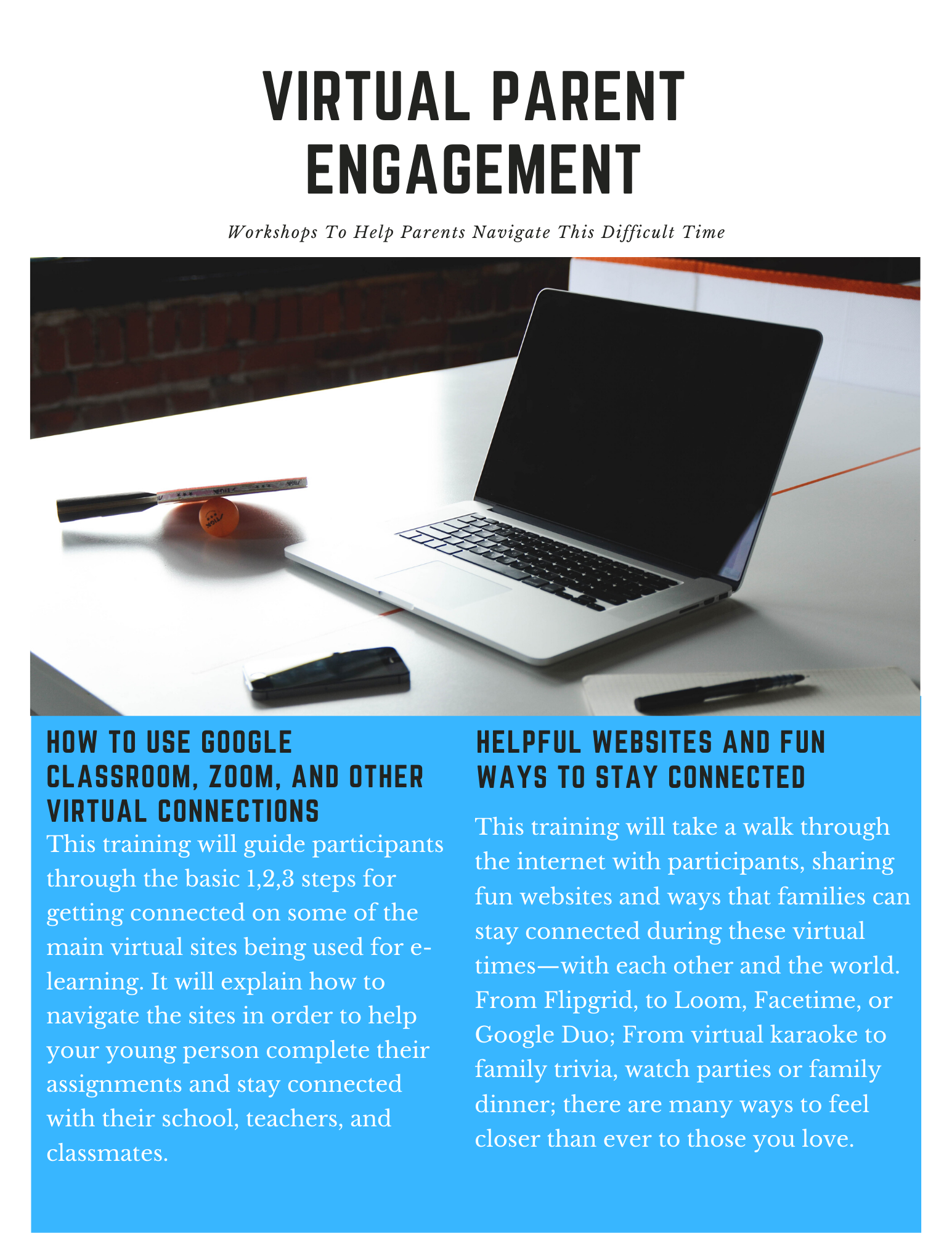 Online Workshops For Parents